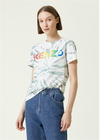 Kenzo Kadın Mint Bisiklet Yaka Batik Desenli Logolu T-shirt Yeşil Xs Eu Kenzo Kadın Mint Bisiklet Yaka Batik Desenli Logolu T-shirt Yeşil Xs Eu