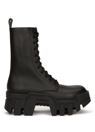 Balenciaga Kadın Bulldozer Siyah Deri Bot 36 EU Balenciaga Kadın Bulldozer Siyah Deri Bot 36 EU