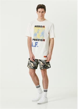 Heron Preston Erkek Şort Haki S Eu Heron Preston Erkek Şort Haki S Eu