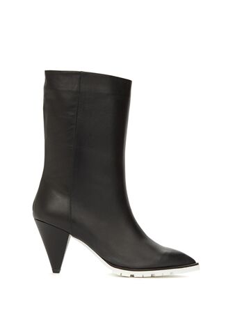 Beymen Club Kadın Siyah Deri Bot 36