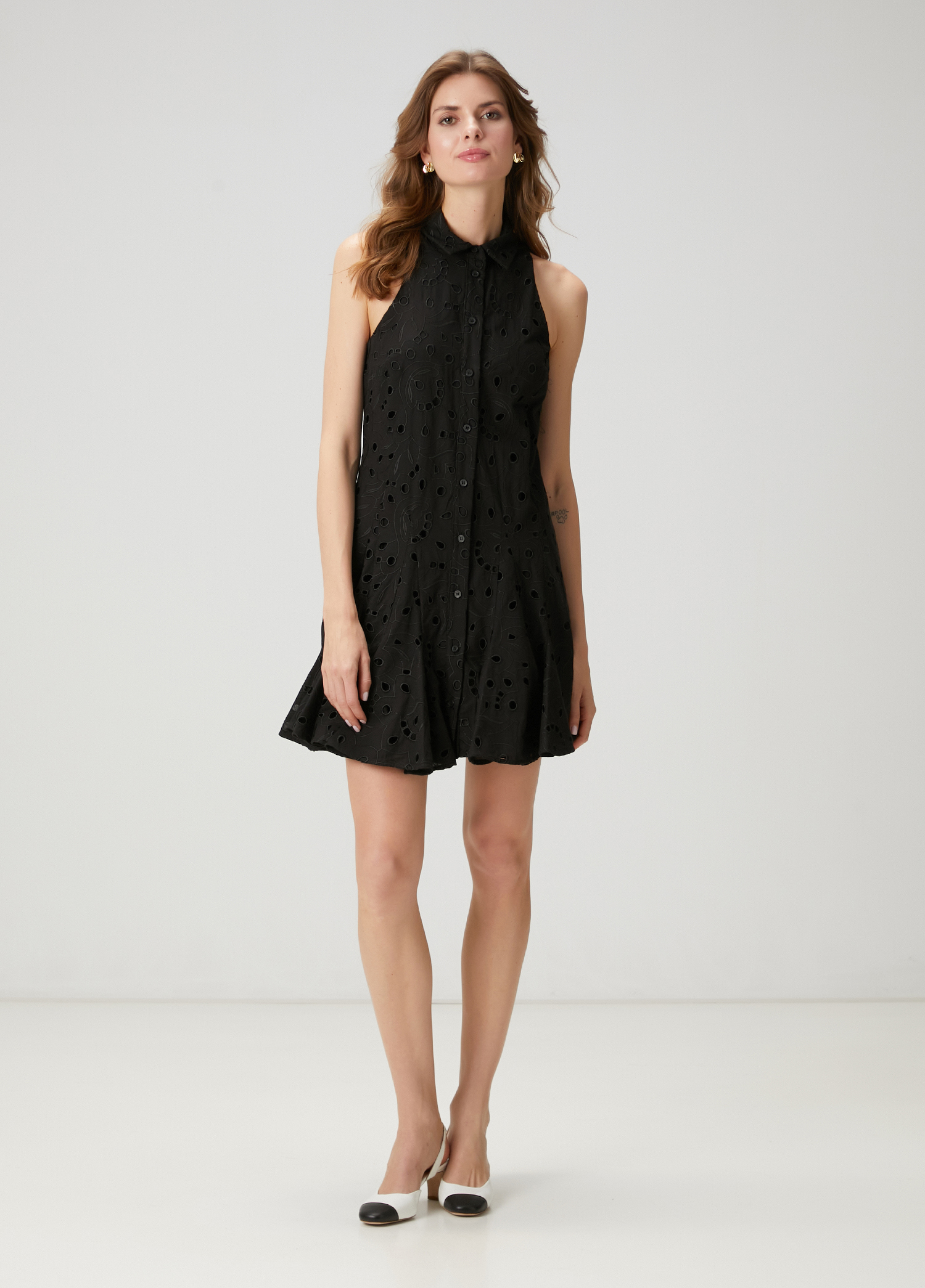 Beymen Club - Black Embroidered Mini Dress