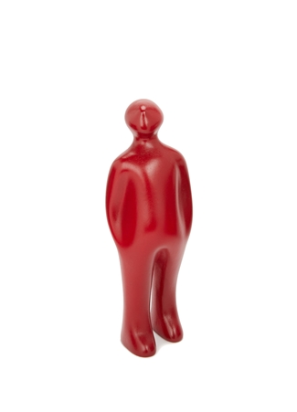 GARDECO The Visitor Mini Figür Formlu Seramik Obje Kırmızı GARDECO The Visitor Mini Figür Formlu Seramik Obje Kırmızı