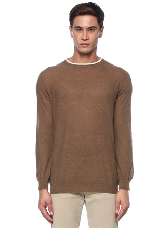 Caruso Erkek Kahverengi İpek Triko 50 IT