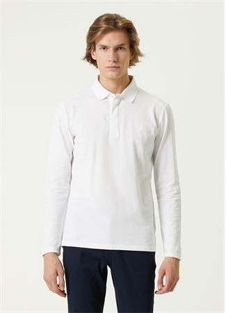 Beymen Club Erkek Comfort Fit Beyaz Polo Yaka Uzun Kollu T-shirt S Beymen Club Erkek Comfort Fit Beyaz Polo Yaka Uzun Kollu T-shirt S