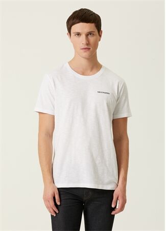 Bassigue Erkek Vaccinated Beyaz T-shirt Beyaz L EU
