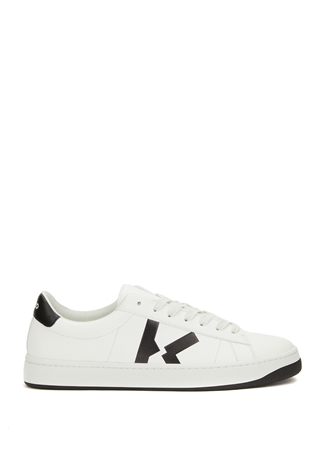 Kenzo Erkek Beyaz Logo Detaylı Deri Sneaker 42 EU Kenzo Erkek Beyaz Logo Detaylı Deri Sneaker 42 EU