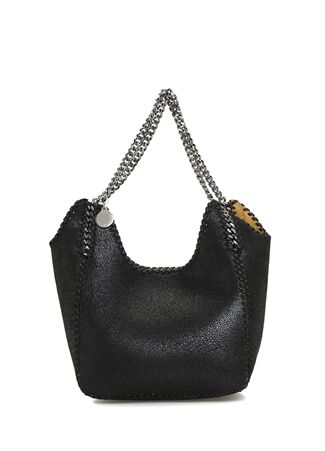 Stella McCartney Kadın Siyah Zincir Detaylı Omuz Çantası EU