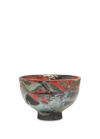 Atilla Çakır Colorblocked Desenli Kase Çok Renkli