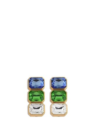 Ninon Kadın Bosphorus Taşlı Altın Rengi Kaplama Küpe EU