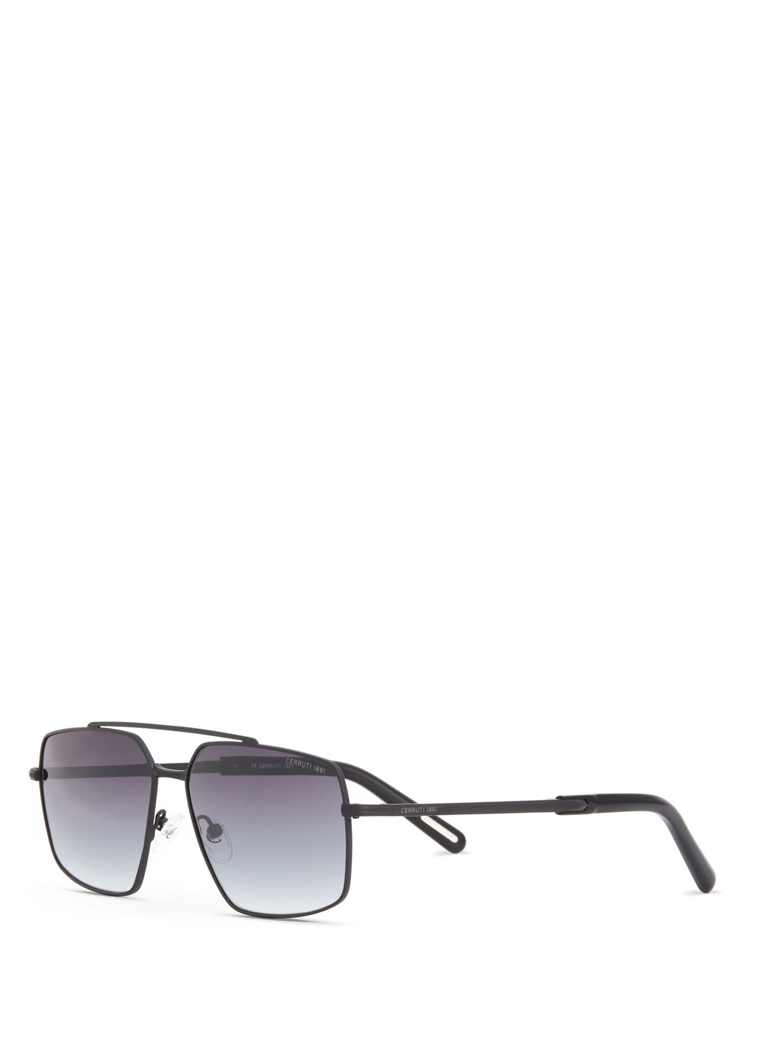 Cerruti 1881 Mat Siyah Erkek CR 80026 C3 Geometrik Mat Siyah Metal ...