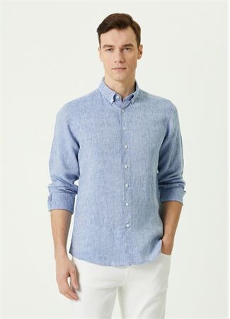 Network Erkek GÖMLEK Mavi S EU