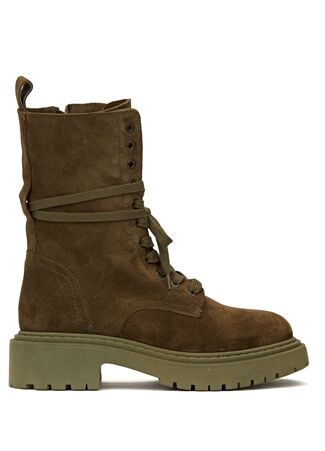 Divarese Kadın Haki Süet Bot 37 Eu