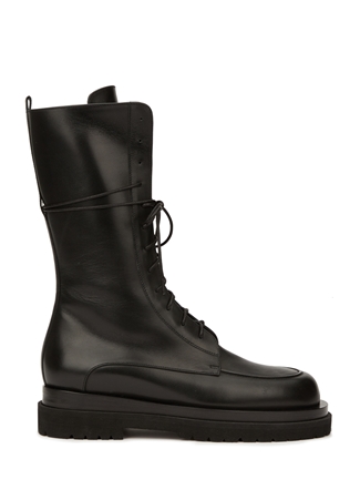 Magda Butrym Kadın Siyah Deri Bot 38 EU