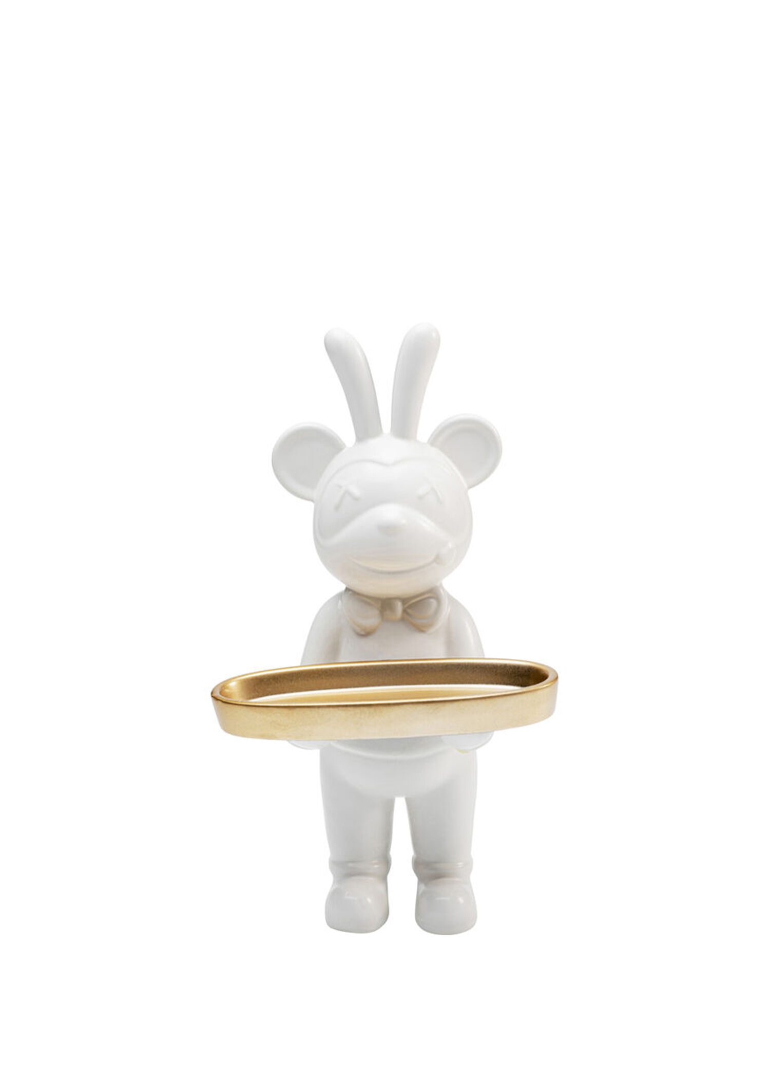 Kare Design - Butler Bear Seramik Dekoratif Figür - Çok Renkli