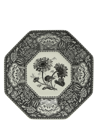 Spode Heritage Siyah Beyaz Desenli Porselen Servis Tabağ Çok Renkli Spode Heritage Siyah Beyaz Desenli Porselen Servis Tabağ Çok Renkli