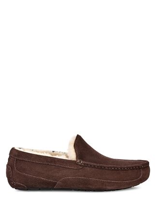 Ugg Erkek Ascot Kahverengi Deri Ayakkabı 4 EU