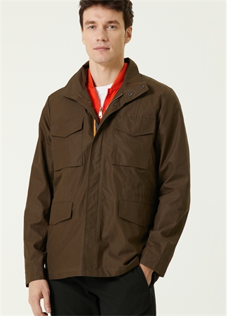 Paul Smith Erkek Haki Beli Büzgülü Mont S EU