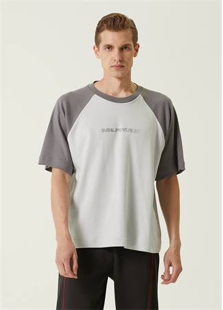 Urban Theory Gri Beyaz Slogan Baskılı T-shirt S EU Urban Theory Gri Beyaz Slogan Baskılı T-shirt S EU