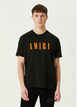 Amiri Erkek Siyah Logo Baskılı T-shirt S Eu Amiri Erkek Siyah Logo Baskılı T-shirt S Eu