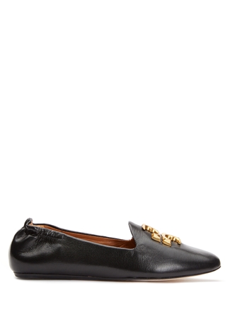Tory Burch Kadın Siyah Logo Detaylı Deri Loafer 6 Us Tory Burch Kadın Siyah Logo Detaylı Deri Loafer 6 Us