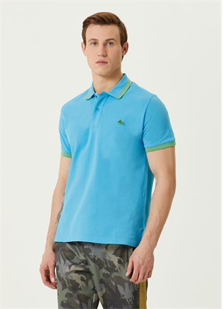 Etro Erkek Mavi Polo Yaka T-shirt S Eu Etro Erkek Mavi Polo Yaka T-shirt S Eu