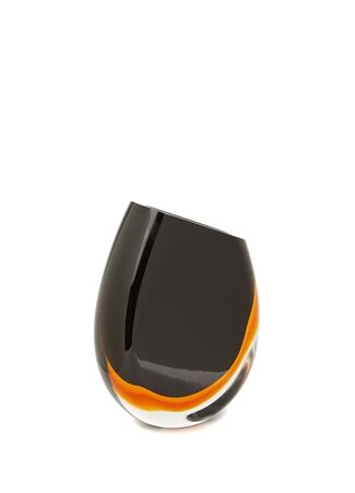 GARDECO 210 Siyah Cam Vazo