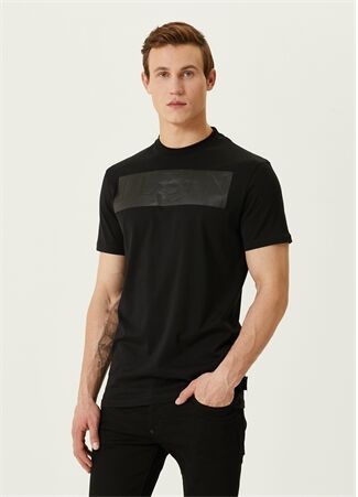 Philipp Plein Erkek Siyah Bisiklet Yaka Logo Baskılı T-shirt L EU Philipp Plein Erkek Siyah Bisiklet Yaka Logo Baskılı T-shirt L EU