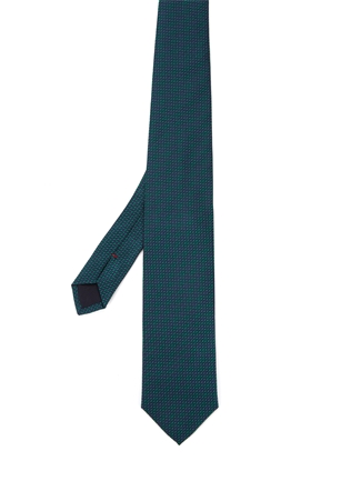 Beymen Collection Erkek Yeşil Mikro Geometrik Desenli İpek Kravat EU IT Beymen Collection Erkek Yeşil Mikro Geometrik Desenli İpek Kravat EU IT