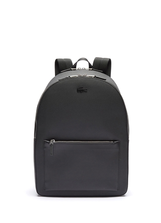 Lacoste Erkek Siyah Logo Detaylı Deri Sırt Çantası EU Lacoste Erkek Siyah Logo Detaylı Deri Sırt Çantası EU