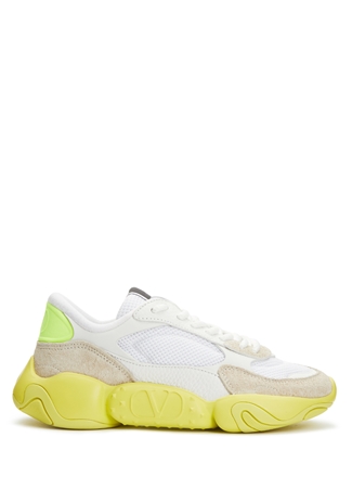 Valentino Garavani Kadın Beyaz Sarı Logo Detaylı Deri Sneaker 35.5 Eu Valentino Garavani Kadın Beyaz Sarı Logo Detaylı Deri Sneaker 35.5 Eu