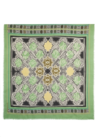 Imannoor Kadın Seljuk Star Karışık Desenli Yün Şal Pembe EU Imannoor Kadın Seljuk Star Karışık Desenli Yün Şal Pembe EU