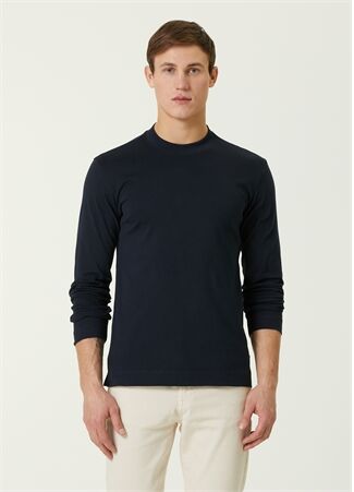 Z Zegna Erkek Lacivert Sweatshirt XL IT