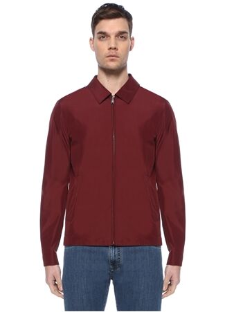 Pal Zileri Erkek Bordo Polo Yaka Mont 46 IT