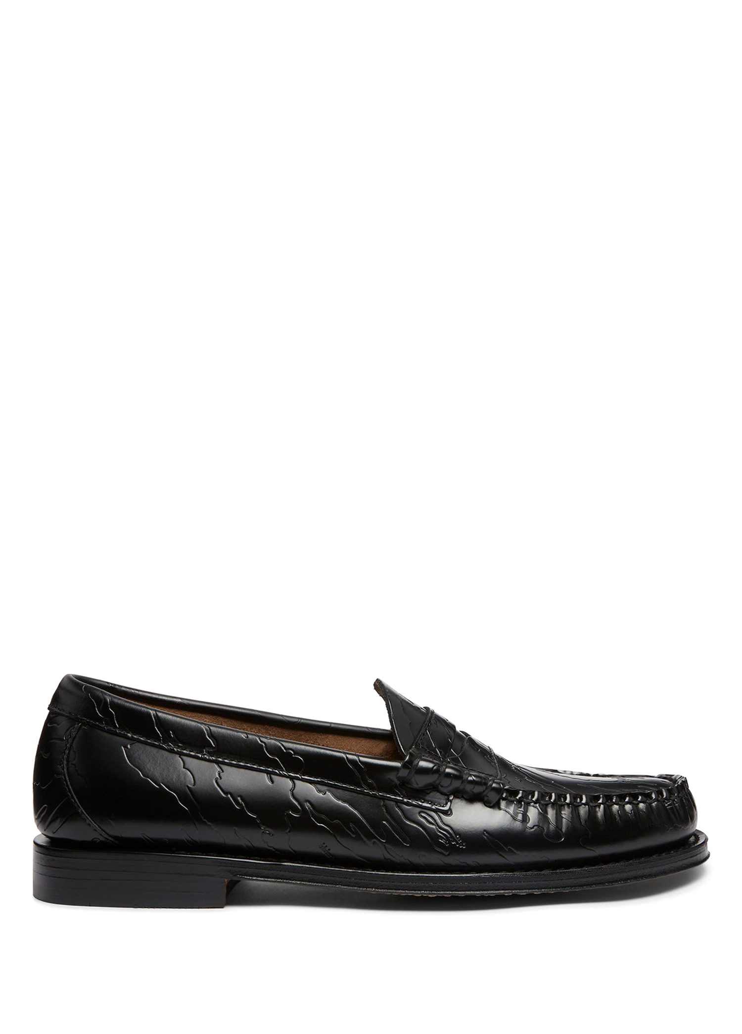 Black G.H. Bass Black Men Black Men's Leather Loafer 1705183 | Beymen