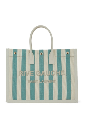 Kadın Gauche Krem Yeşil Logo Nakışlı Omuz Çantası Eu Kadın Gauche Krem Yeşil Logo Nakışlı Omuz Çantası Eu