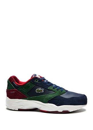 Lacoste Erkek Lacivert Yeşil Logo Detaylı Sneaker 42 EU Lacoste Erkek Lacivert Yeşil Logo Detaylı Sneaker 42 EU