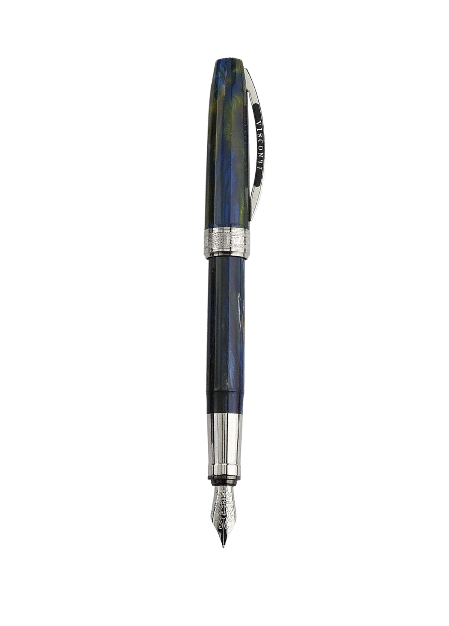 Visconti - Van Gogh Starry Night Mavi M Uçlu Dolma Kalem KP12-04-FP - Mavi