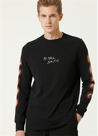PS by Paul Smith Erkek Siyah Logolu Uzun Kollu Organik Pamuk T-shirt L EU PS by Paul Smith Erkek Siyah Logolu Uzun Kollu Organik Pamuk T-shirt L EU