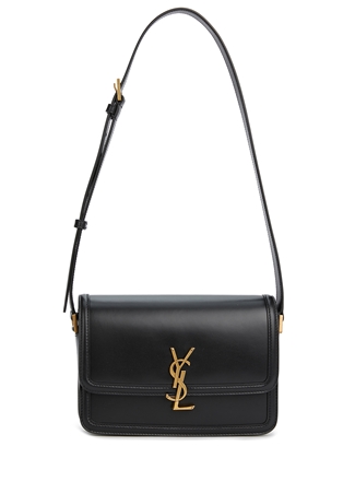 Kadın Solferino Medium Siyah Deri Omuz Çantası EU Kadın Solferino Medium Siyah Deri Omuz Çantası EU