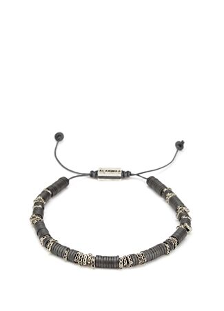 Academia Erkek Antrasit Kuru Kafalı Boncuklu Taş Bileklik Gri EU Academia Erkek Antrasit Kuru Kafalı Boncuklu Taş Bileklik Gri EU