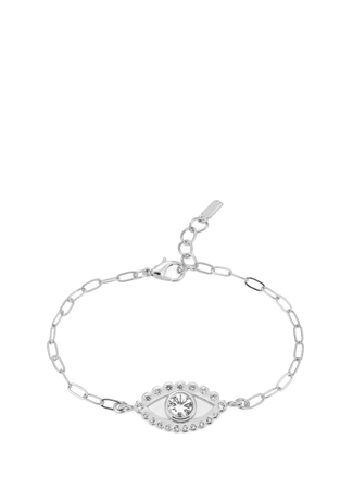 Aden Newyork Kadın Protect The Wild Göz Formlu Bileklik Gri M EU