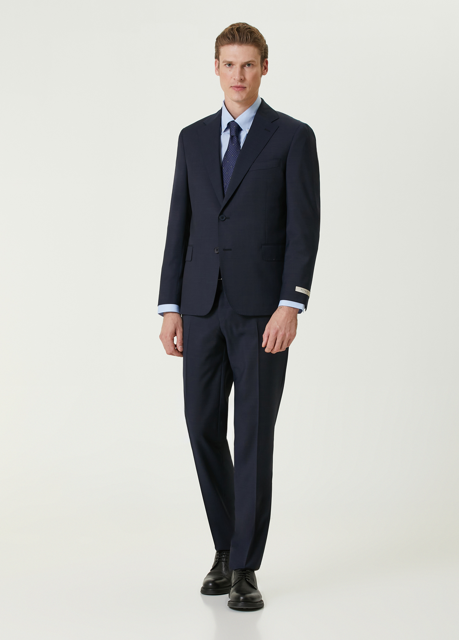 Navy blue Beymen Collection Navy blue Men Navy Blue Wool Suit 1578979 ...