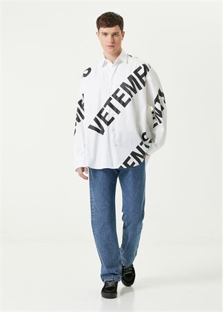 VETEMENTS Erkek JEAN PANTOLON Mavi S EU