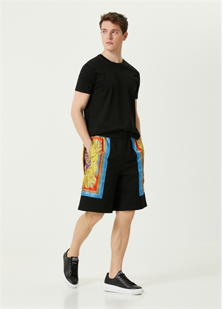Versace Erkek Siyah Barok Desen Garnili Bermuda S Eu Versace Erkek Siyah Barok Desen Garnili Bermuda S Eu