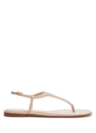 Gianvito Rossi Kadın Altın Rengi Deri Sandalet Pembe 36 Eu