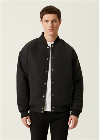 Puma Erkek x Maison Kitsune Rev Çift Taraflı Bomber Ceket Siyah L EU