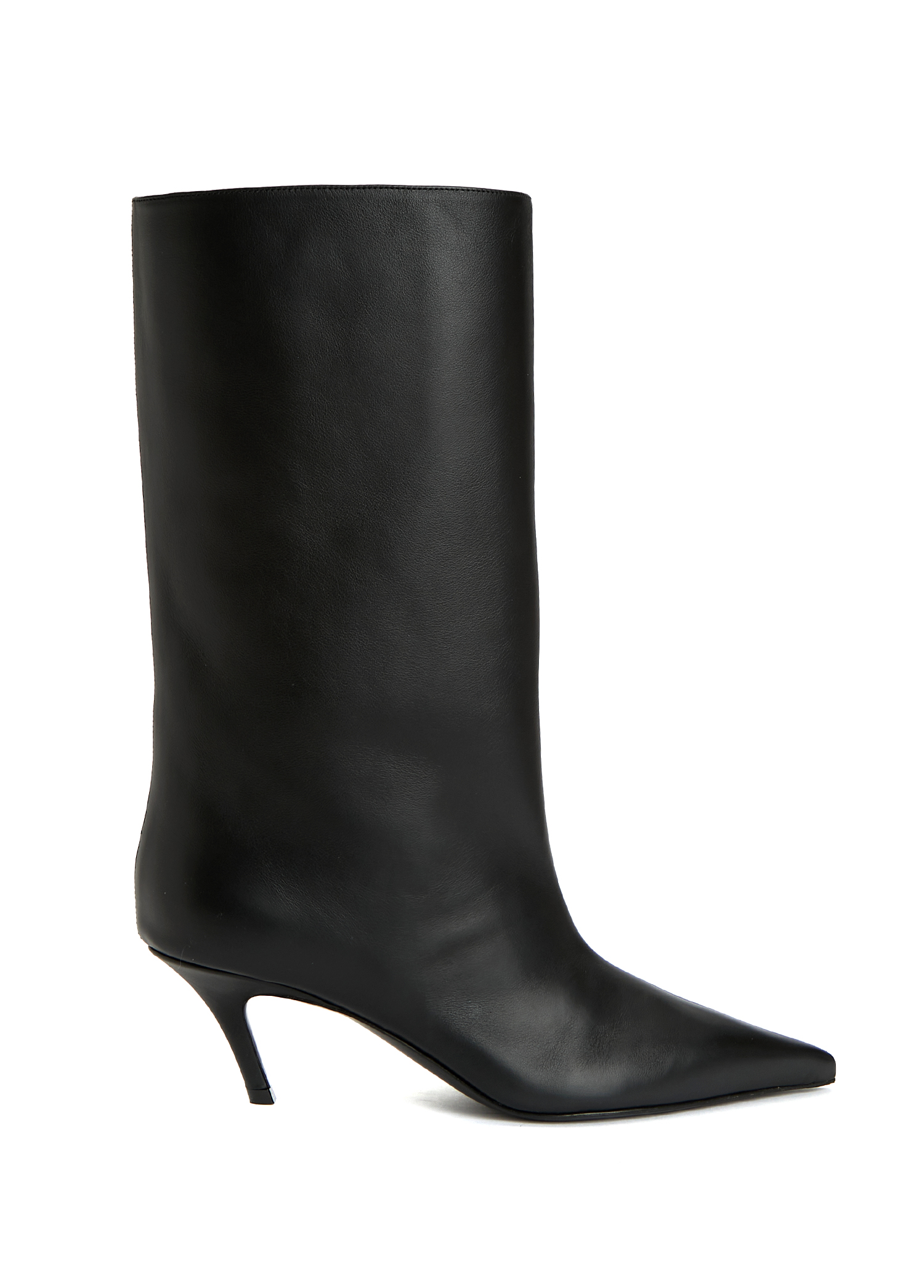 Amina Muaddi Siyah Kadın Fiona Siyah Kadın Deri Çizme 1848164 | Beymen