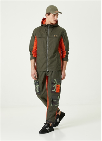 Dolce&Gabbana Erkek Yeşil Şerit Kamuflaj Desenli Pantolon 46 IT