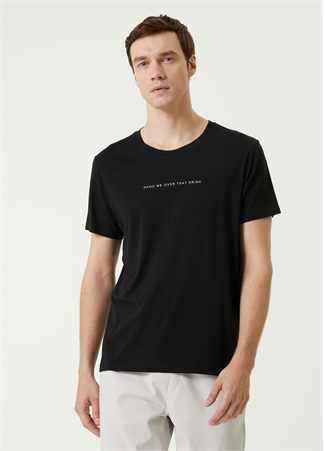 Bassigue Erkek Regular Fit Hand Me Over Siyah Nakışlı T-shirt S EU Bassigue Erkek Regular Fit Hand Me Over Siyah Nakışlı T-shirt S EU