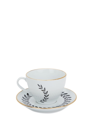 Mi Su Deco Zeytin Dalı Porselen Kahve Çay Fincanı Çok Renkli Mi Su Deco Zeytin Dalı Porselen Kahve Çay Fincanı Çok Renkli